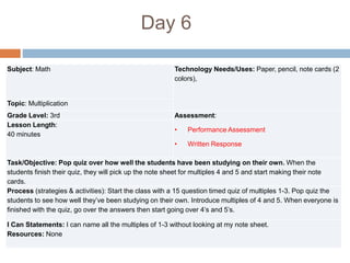 3rd grade multiplication final product | PPT