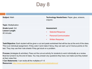 3rd grade multiplication final product | PPT