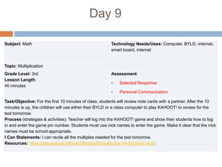 3rd grade multiplication final product | PPT