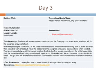 3rd grade multiplication final product | PPT