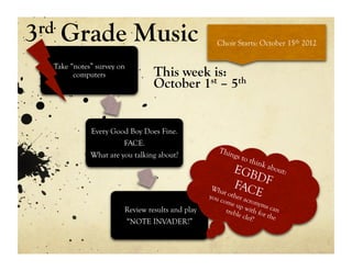 3rd grade music | PDF