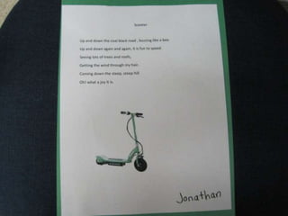 Holy Cross 3rd grade poetry | PPTX