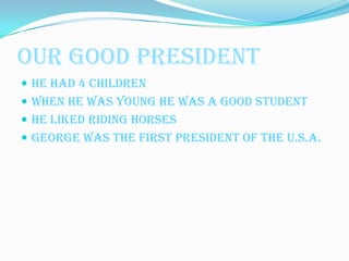 3rd grade president powerpoint | PPTX