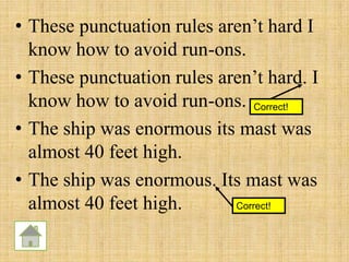 3rd group ( run on sentence ) | PPTX