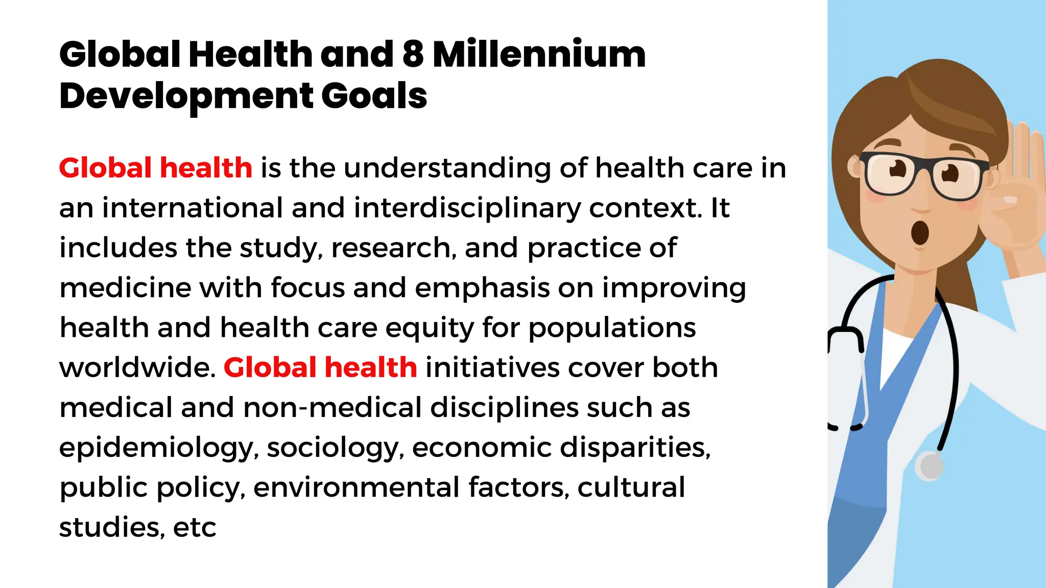 health trends, issues, and concerns (Global Level) | PPTX