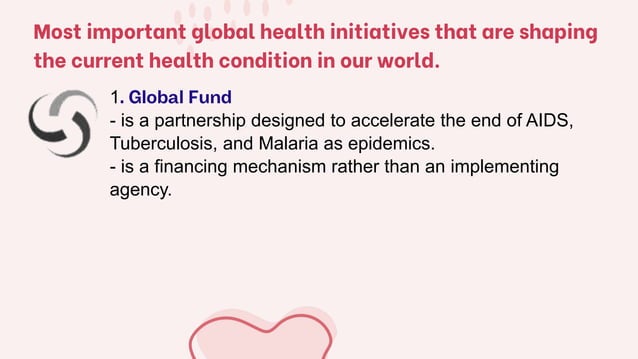 health trends, issues, and concerns (Global Level) | PPTX