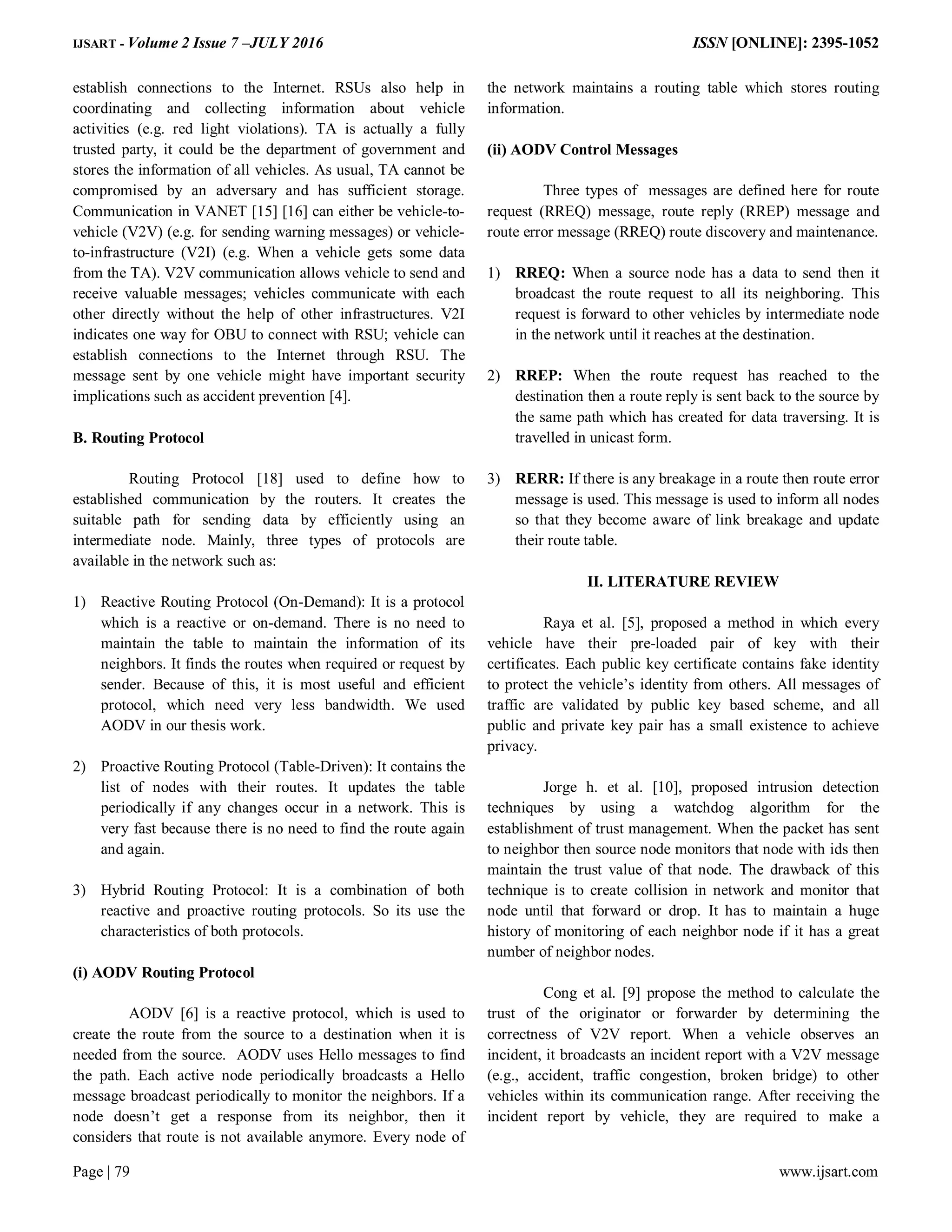 Security And Trust Management In Vanet Pdf