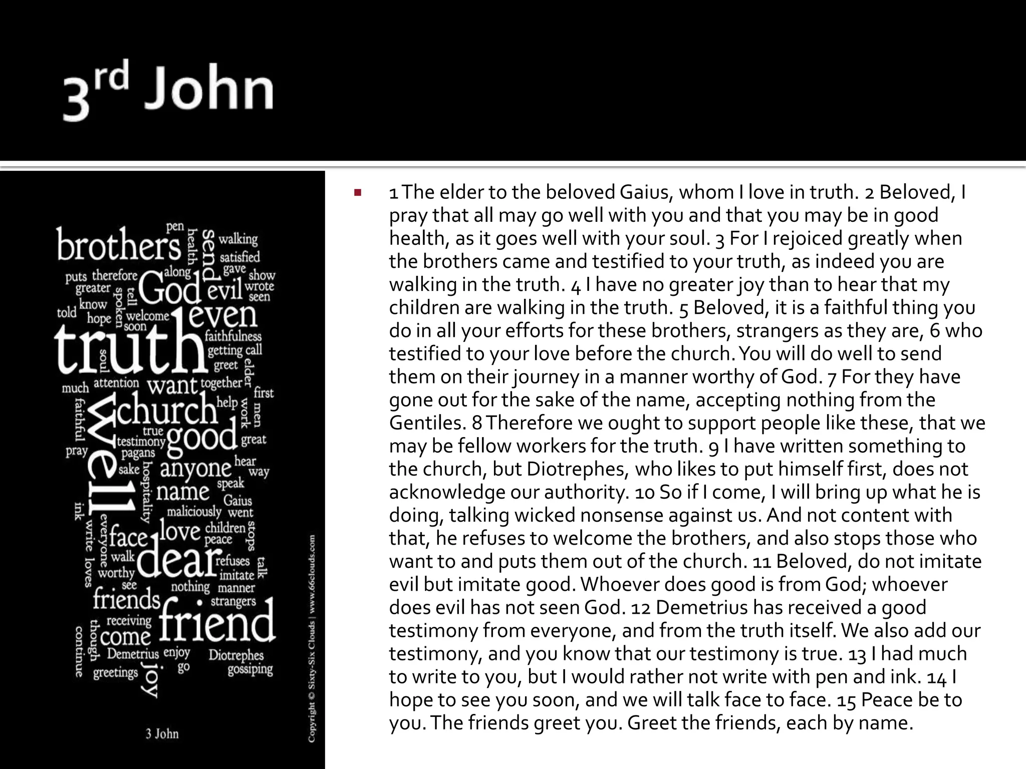 3rd john do this, not that | PPTX