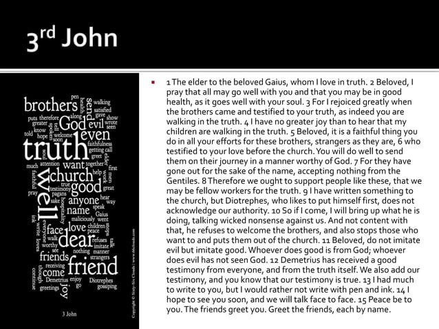 3rd john do this, not that | PPTX