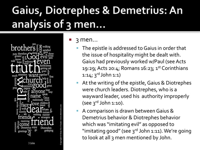 3rd john do this, not that | PPT