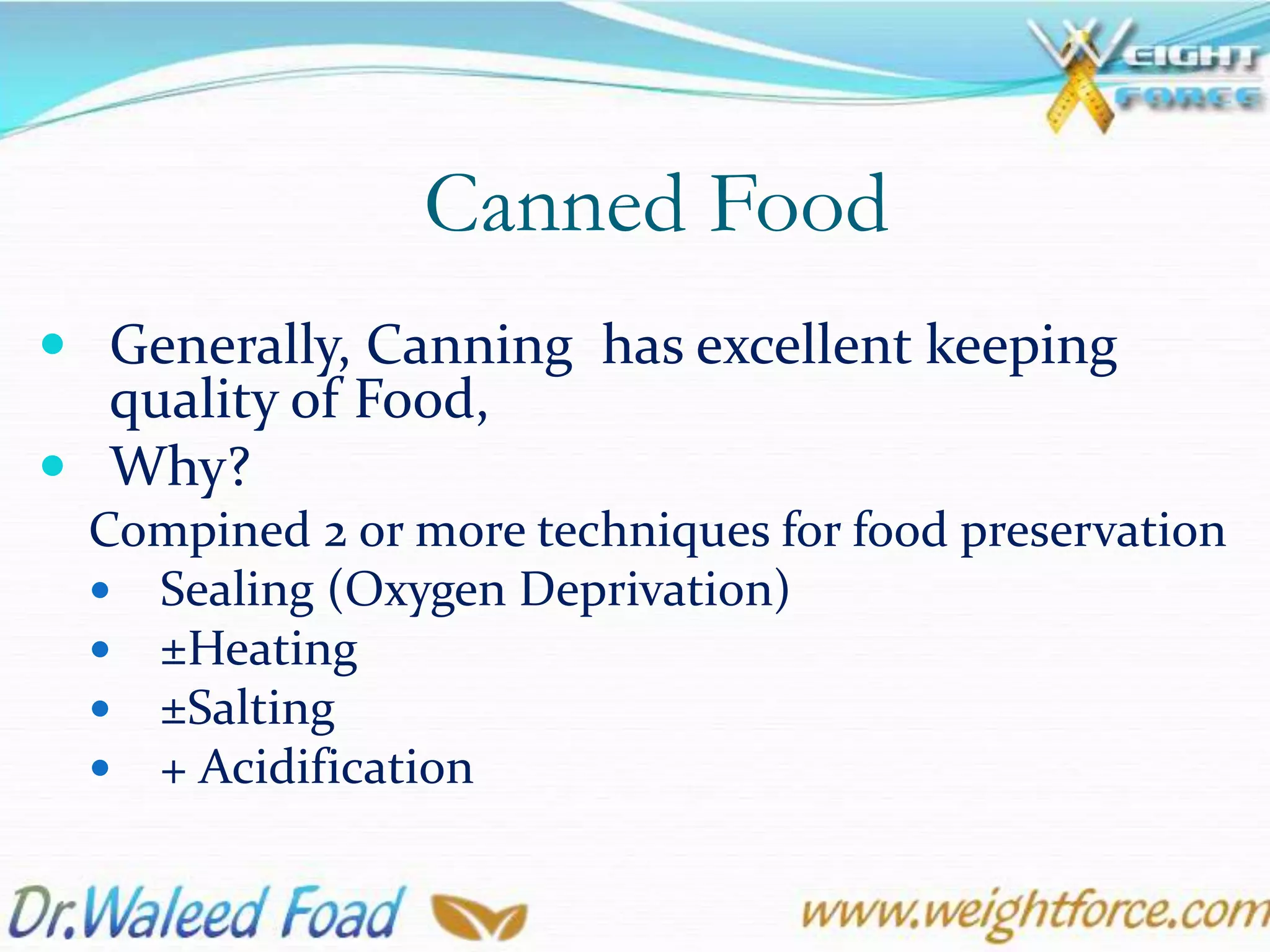3rd lecture Signs of Food Spoilage | PPTX