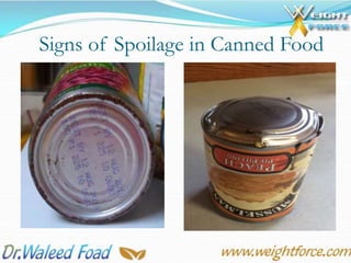 3rd lecture Signs of Food Spoilage | PPTX