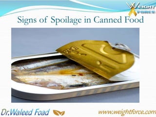 3rd lecture Signs of Food Spoilage | PPTX