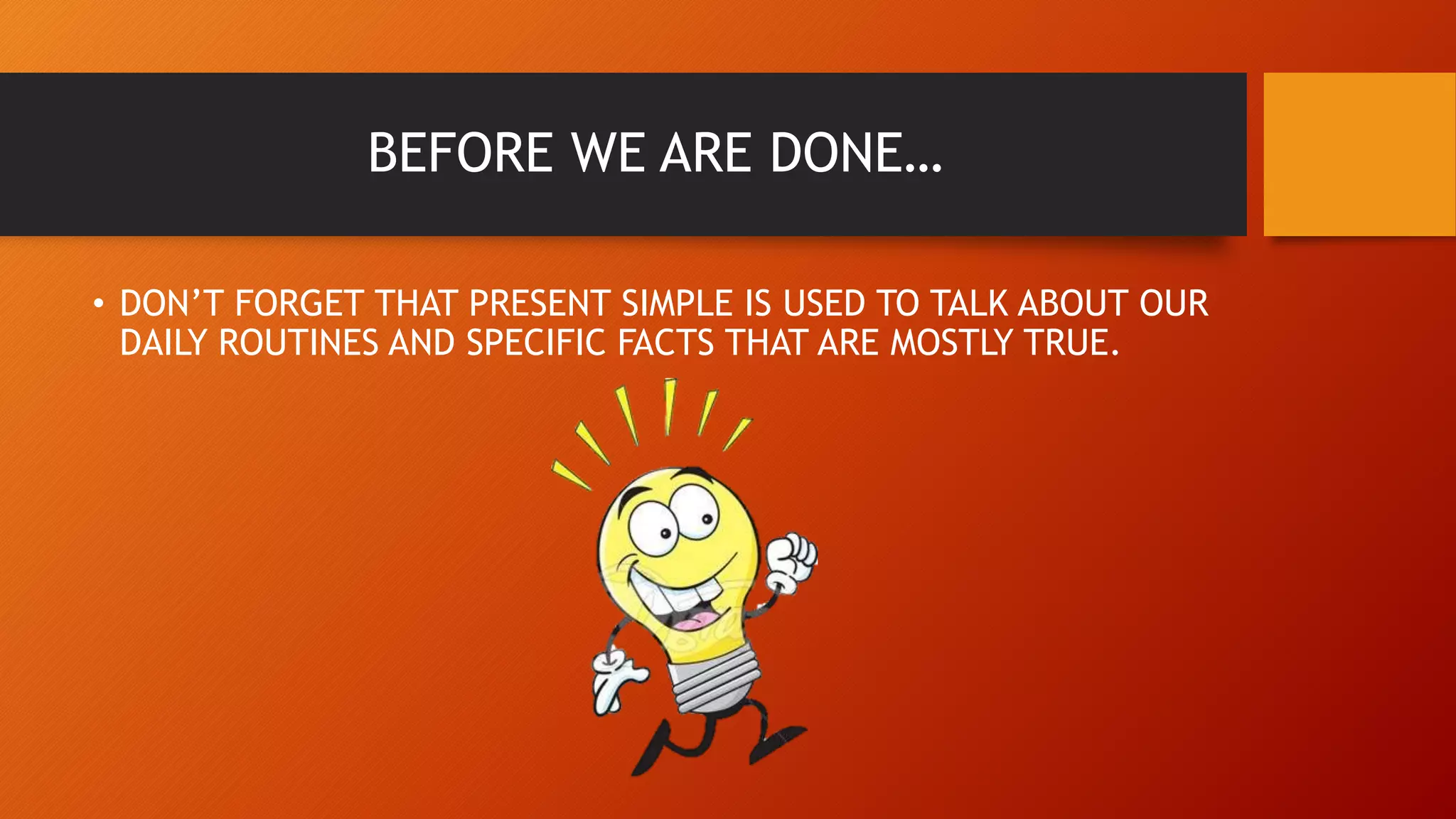 Present Simple - Basic English Grammar | PPT