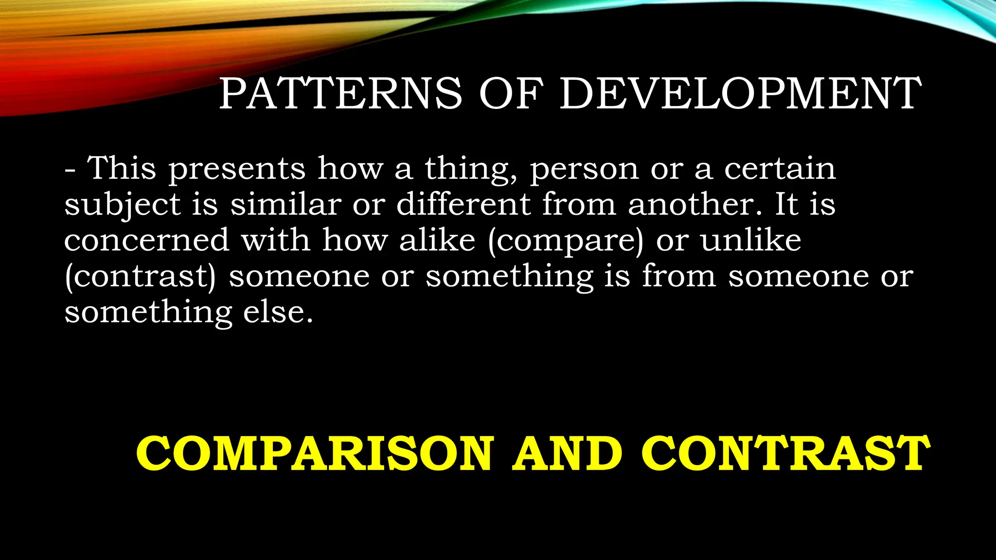 Reading and Writing-Patterns of Development | PPTX