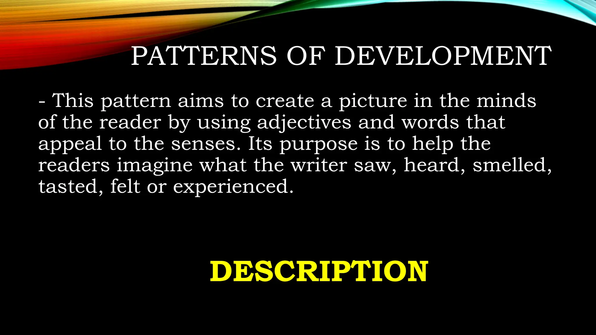 Reading and Writing-Patterns of Development | PPTX