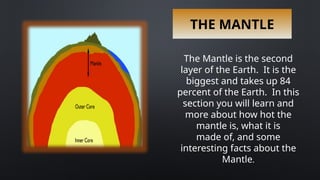 1-LAYERS OF THE EARTH -CRUST MANTLE, CORE | PPT