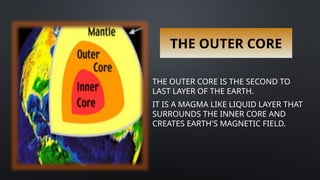 1-LAYERS OF THE EARTH -CRUST MANTLE, CORE | PPT