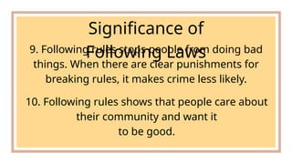 (3rd) Lesson 1 Following Rules for a Better World Law and Moral ...