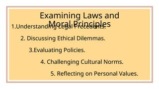(3rd) Lesson 1 Following Rules for a Better World Law and Moral ...
