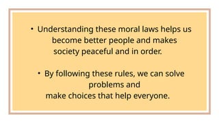 (3rd) Lesson 1 Following Rules for a Better World Law and Moral ...