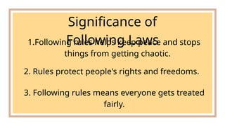 (3rd) Lesson 1 Following Rules for a Better World Law and Moral ...