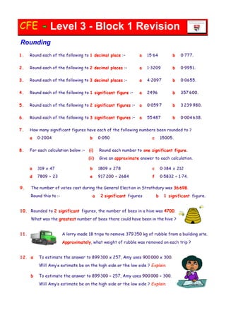 3rd level block 1 revision & solutions | PDF | Computer Software and ...