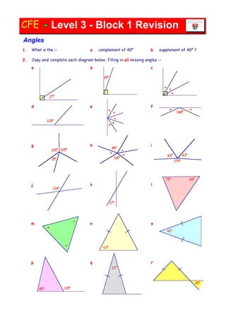 3rd level block 1 revision & solutions | PDF | Computer Software and ...