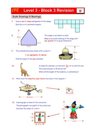 3rd level block 3 revision & solutions | PDF