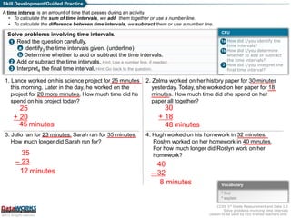 3rd ma md_1.2_solve_problems_add_subtract_time_intervals_dw_ccss | PPT