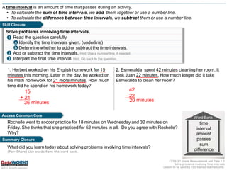 3rd ma md_1.2_solve_problems_add_subtract_time_intervals_dw_ccss | PPT