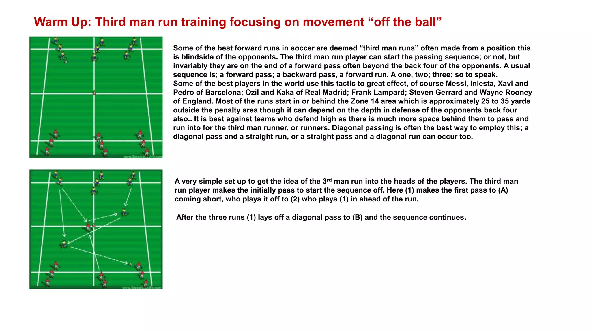 3rd Man Runs Warm Ups Plus Phase of Play | PPT