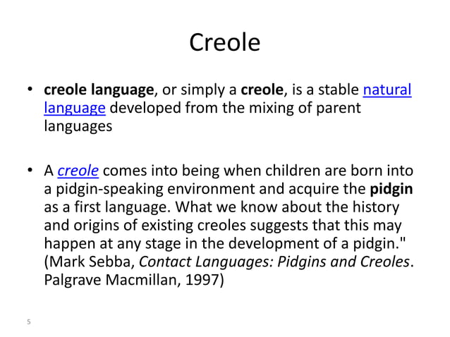 3rd material lingua-franca,pidgin,creole | PPTX