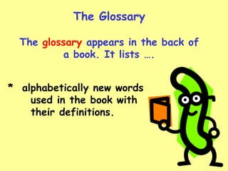 3rd Parts Of A Book Part 2 | PPT