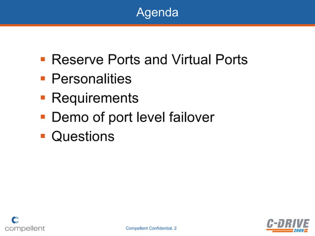 Virtual Ports - Requirements and Third party hardware | PPT