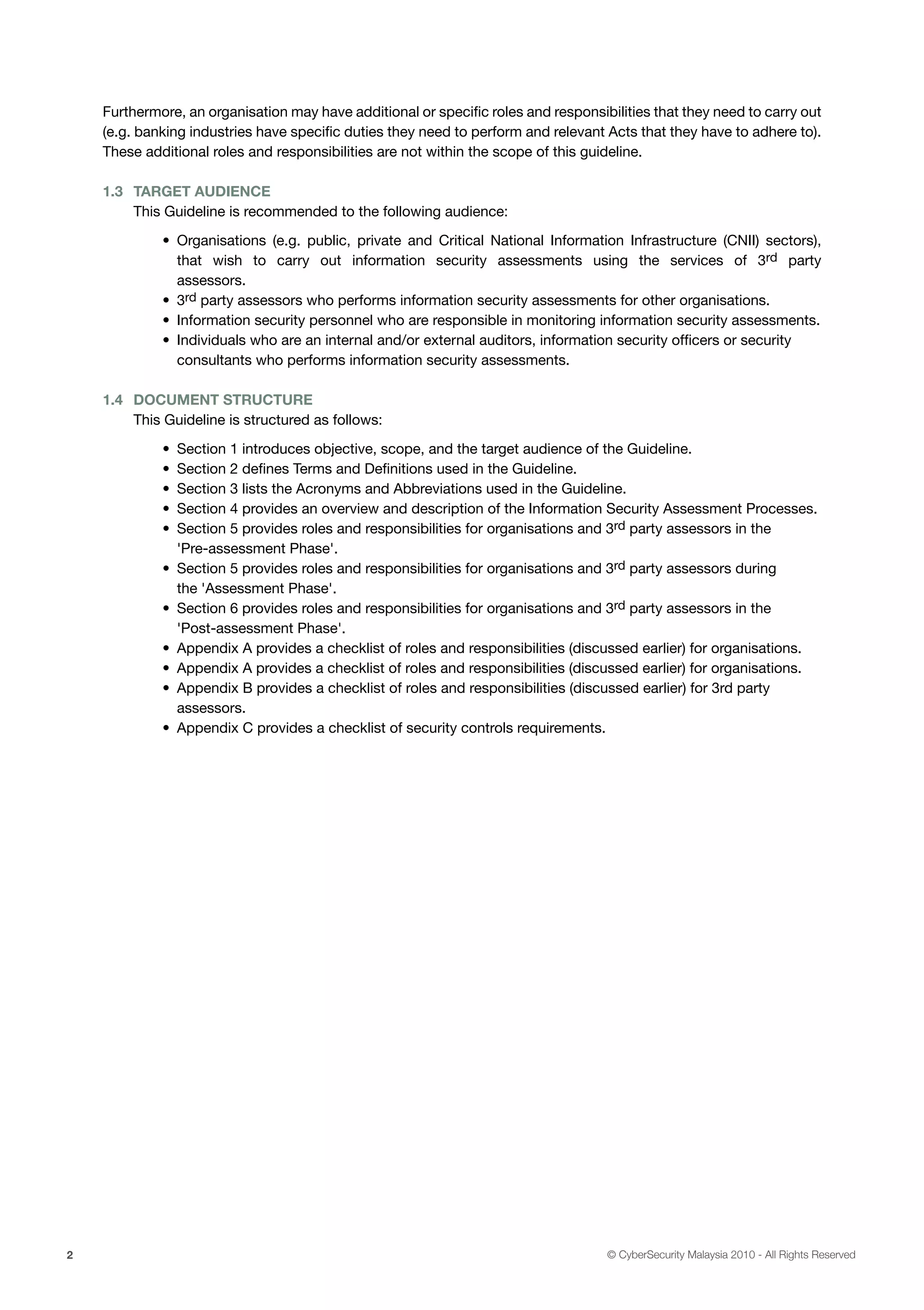 3rd party information security assessment guideline | PDF