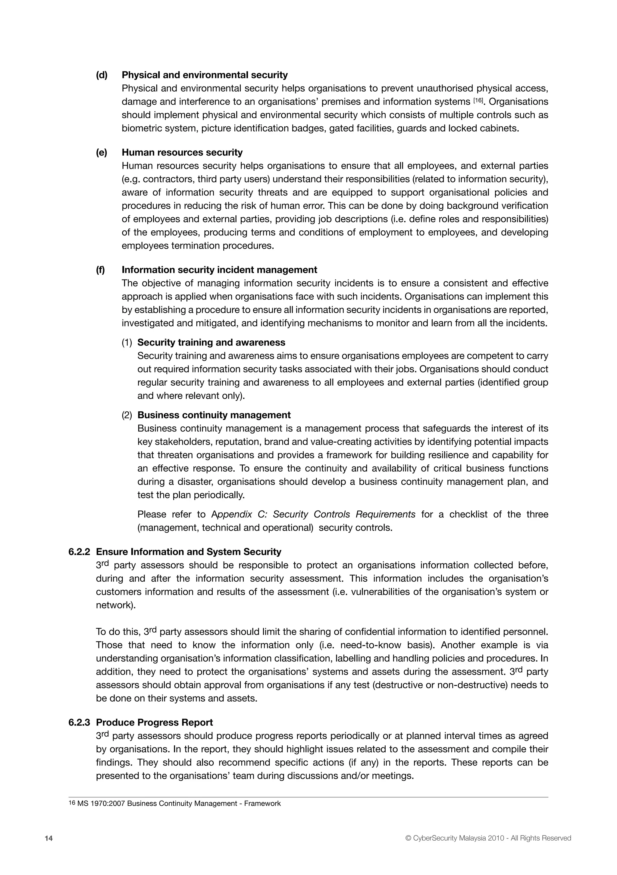 3rd Party Information Security Assessment Guideline Pdf Computing Technology And Computing