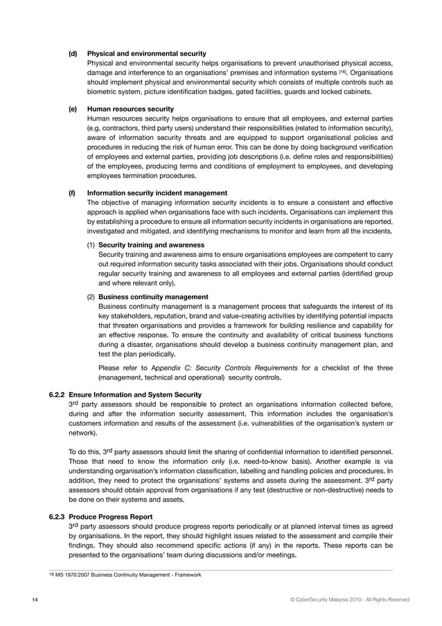 3rd party information security assessment guideline | PDF | Computing | Technology & Computing