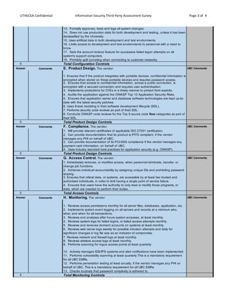 3rd Party Outsourcing Information Security Assessment Questionnaire | PDF | Internet | Computing