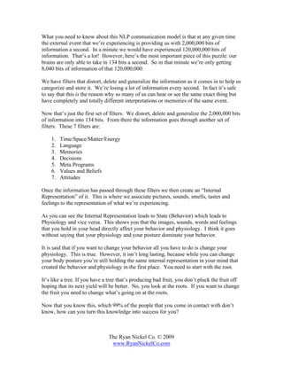 3rd Pillar To Success | PDF