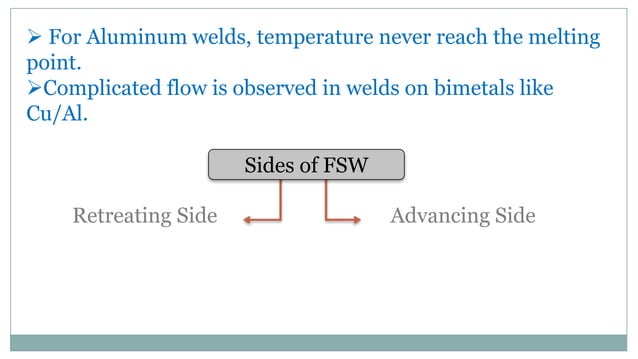 Flow patterns during Friction Stir Welding | PPTX