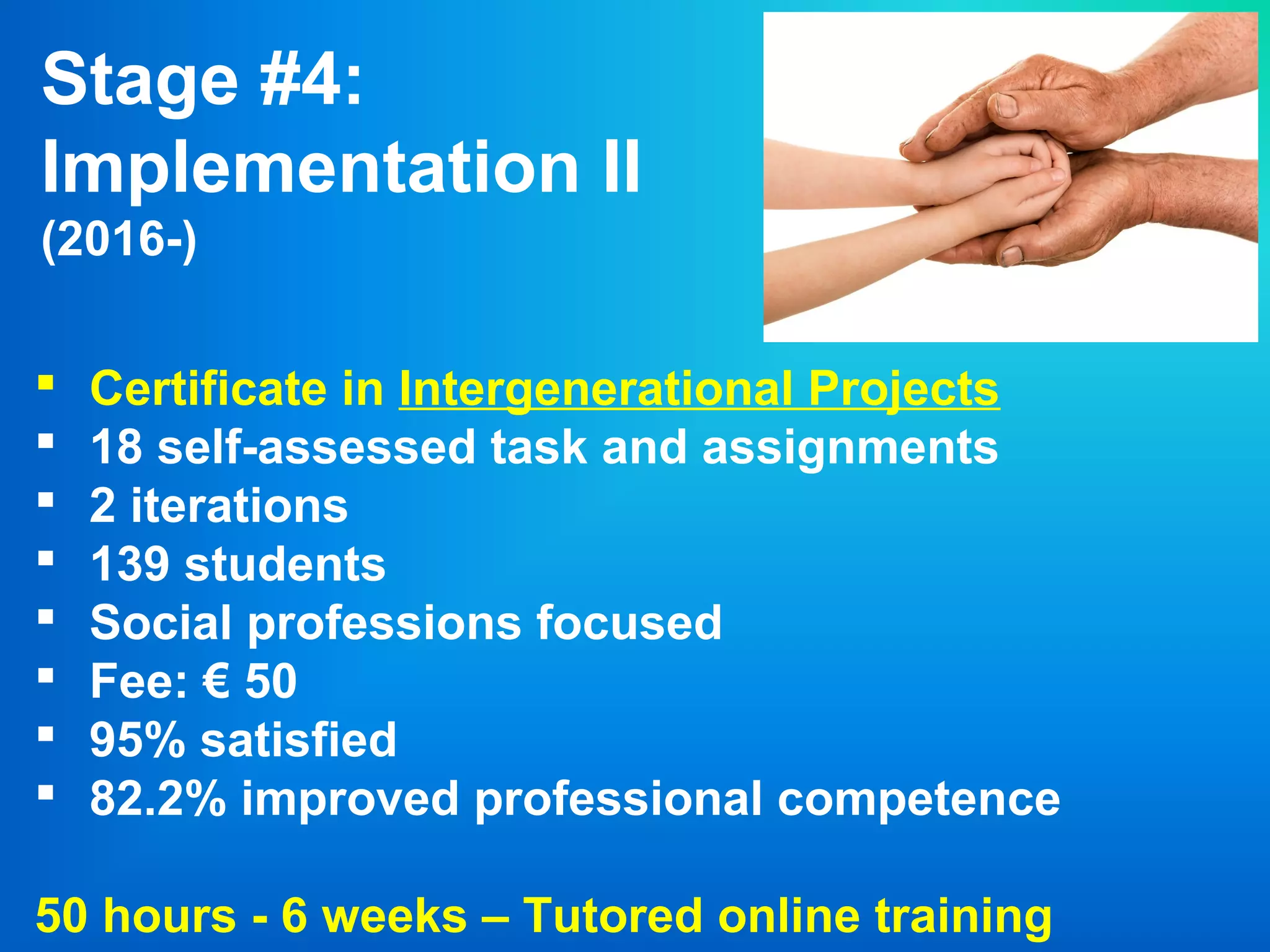 International Certificate in Intergenerational Learning | PPT