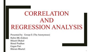 Statistics-Correlation and Regression Analysis | PPTX | Physics | Science