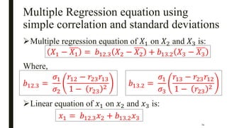 Statistics-Correlation and Regression Analysis | PPT
