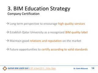3rd Qatar BIM User Day Education - BIM Professionals and BIM Users In Qatar | PPT