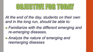 Emerging and Re-emerging Diseases | PPTX | Infectious Diseases ...