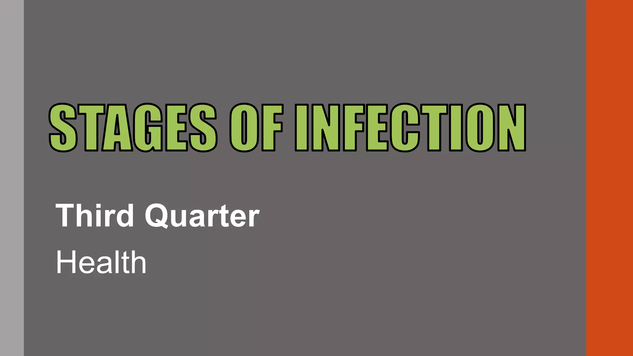 Stages of Infection | PPTX