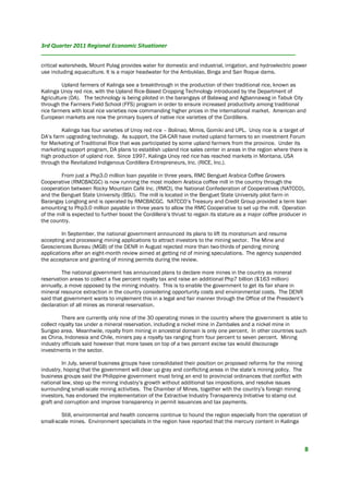 2011 Third Quarter CAR Regional Economic Situationer | PDF