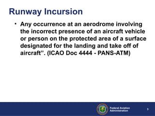 DPE Runway Incursion | PPT