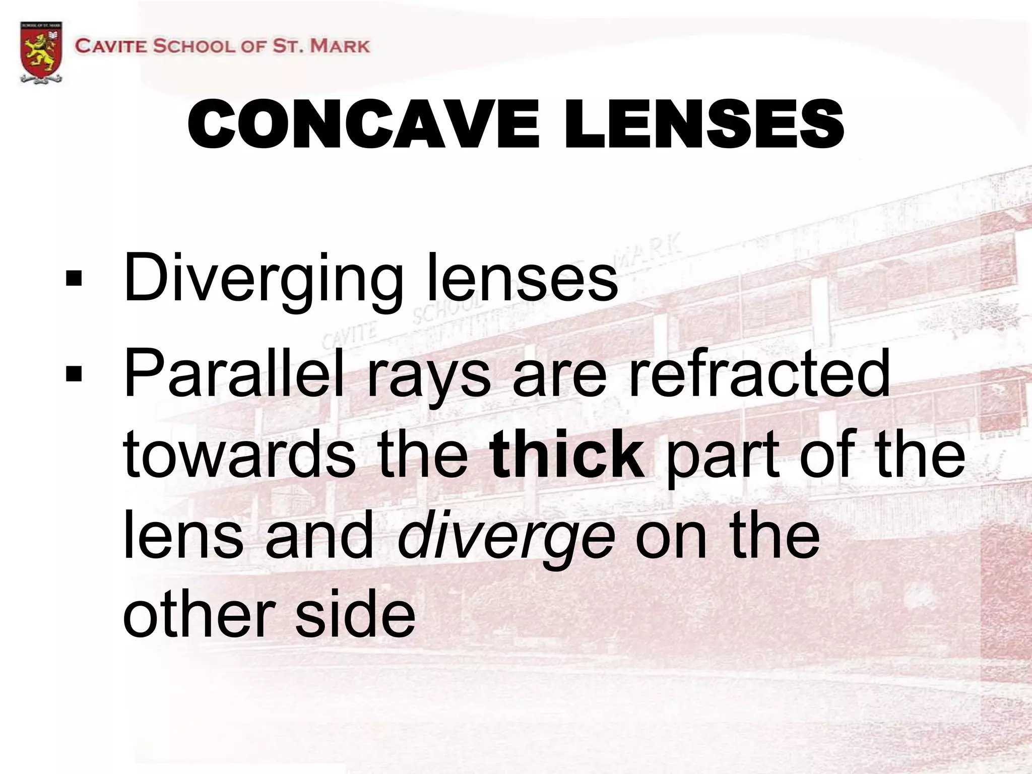 Optics: Refraction of Light in Lenses | PPTX